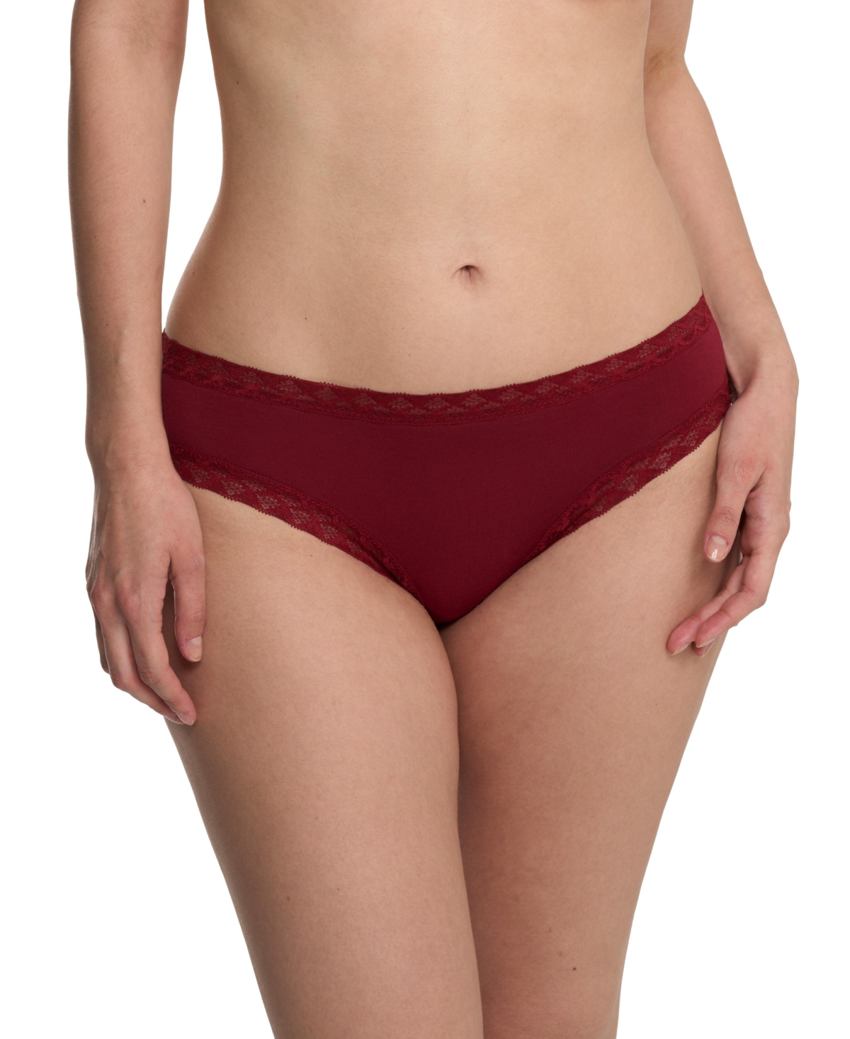 Click here for Natori Bliss Supima Cotton Girl Brief - Dk raspber... prices