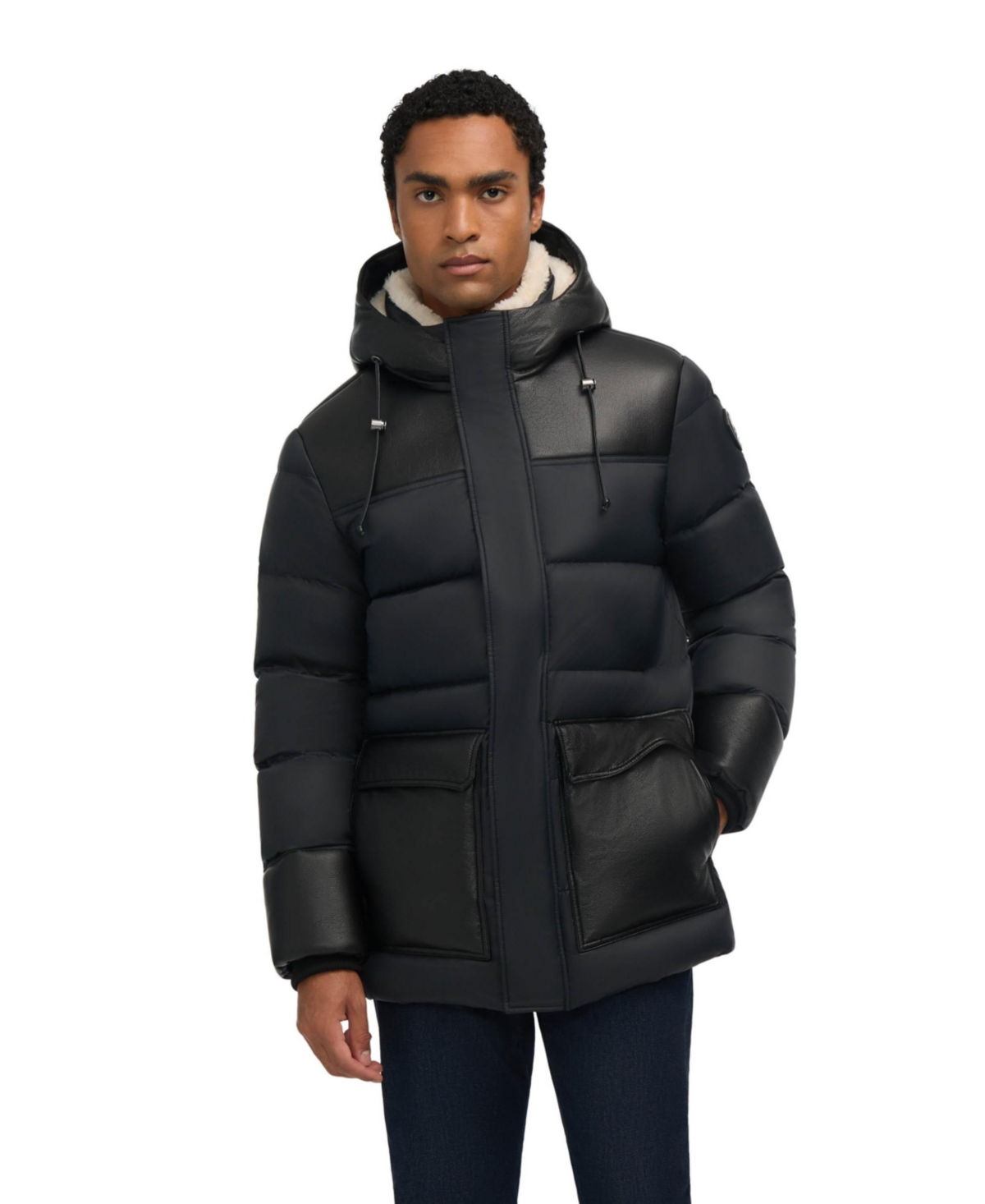 Click here for Pajar Mens Men s Wolf Mix Media Faux Shearling Par... prices