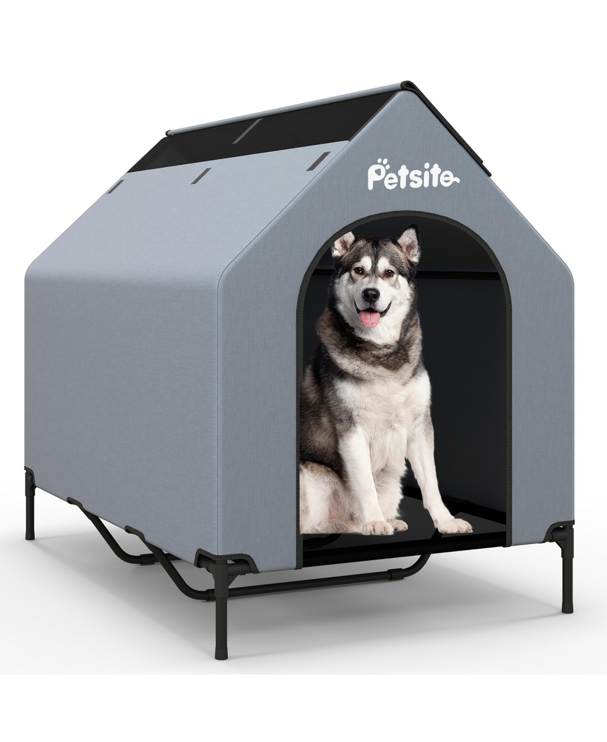 Click here for Gymax 52 Elevated Dog House for Small Breeds Large... prices