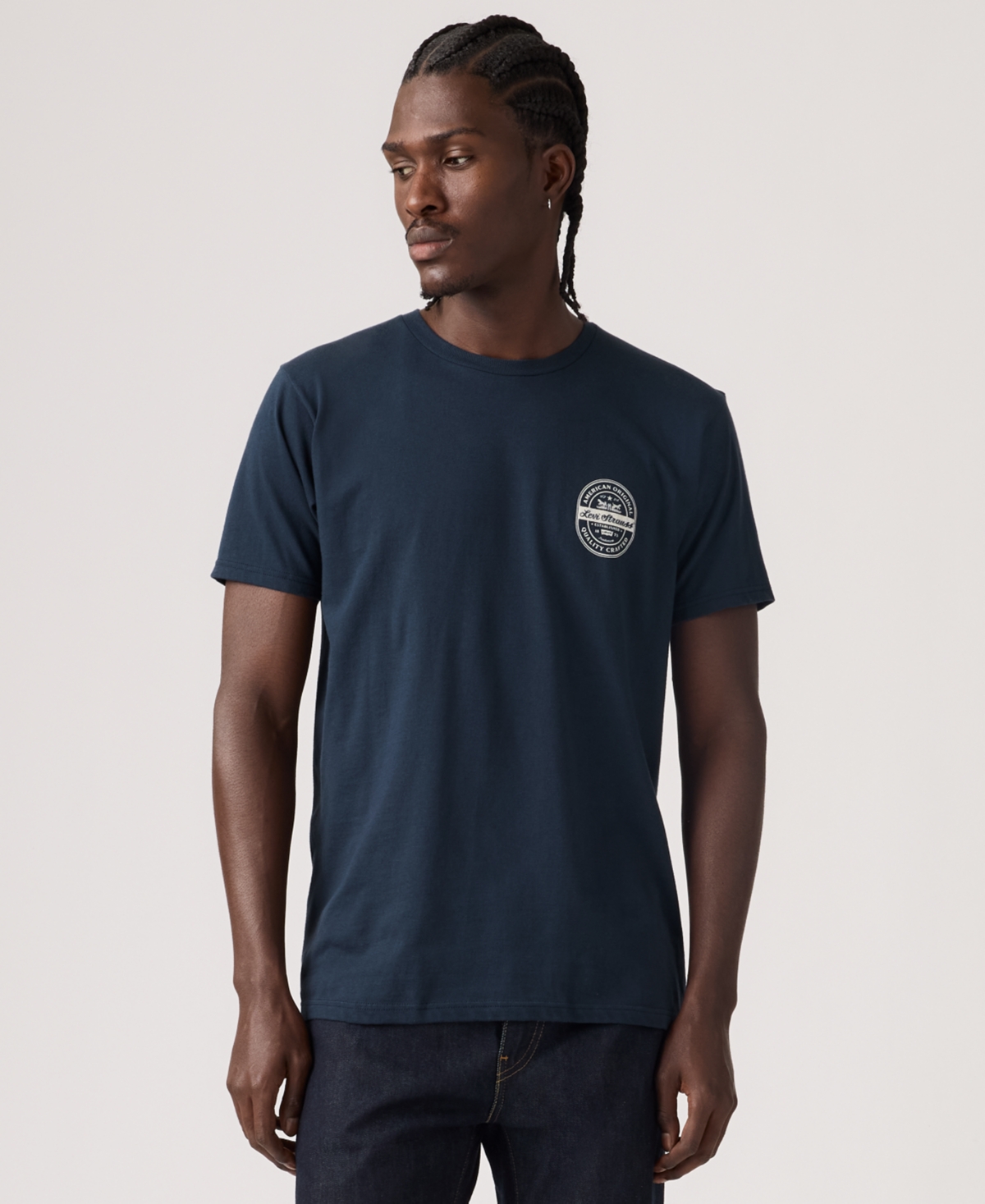 Click here for Levis Mens Relaxed-Fit Logo Graphic T-Shirts - Pil... prices