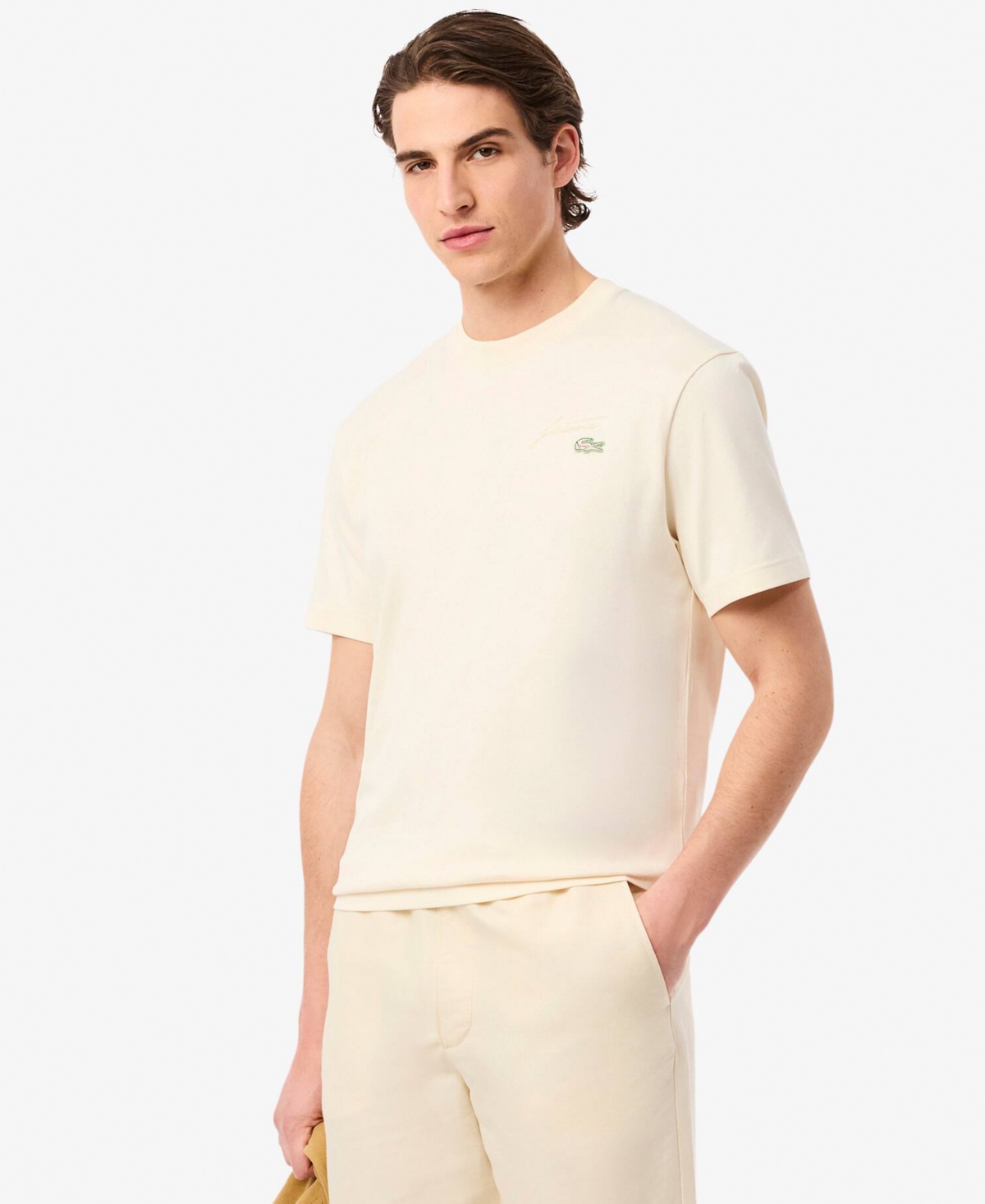 Click here for Lacoste Mens Embroidered Short Sleeves T-Shirt - L... prices