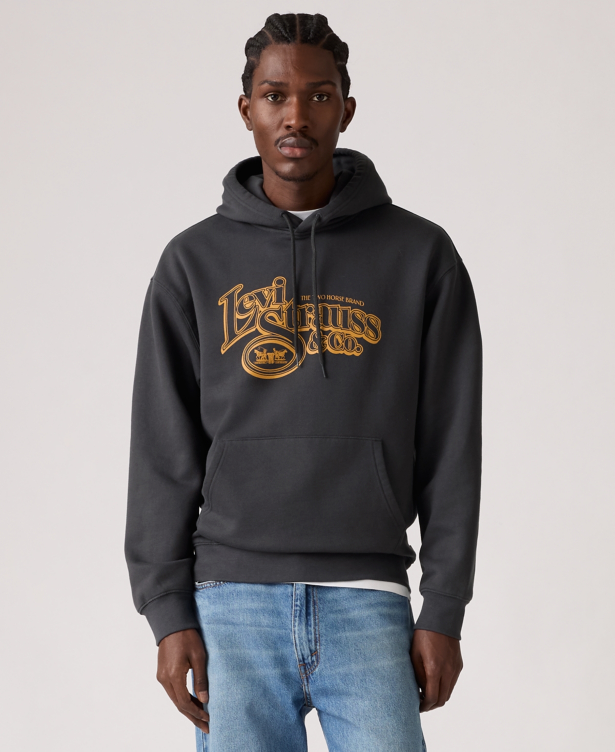 Click here for Levis Mens Relaxed Graphic Long Sleeve Hoodie - Ho... prices