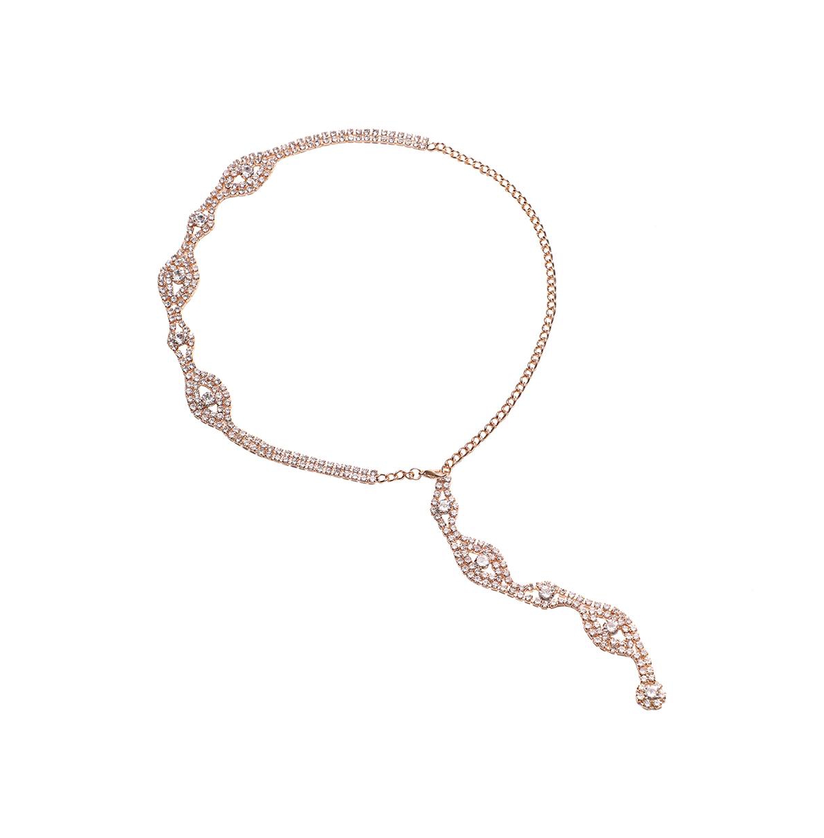 Click here for Sohi Womens Bling Eye Statement Necklace - Silver prices