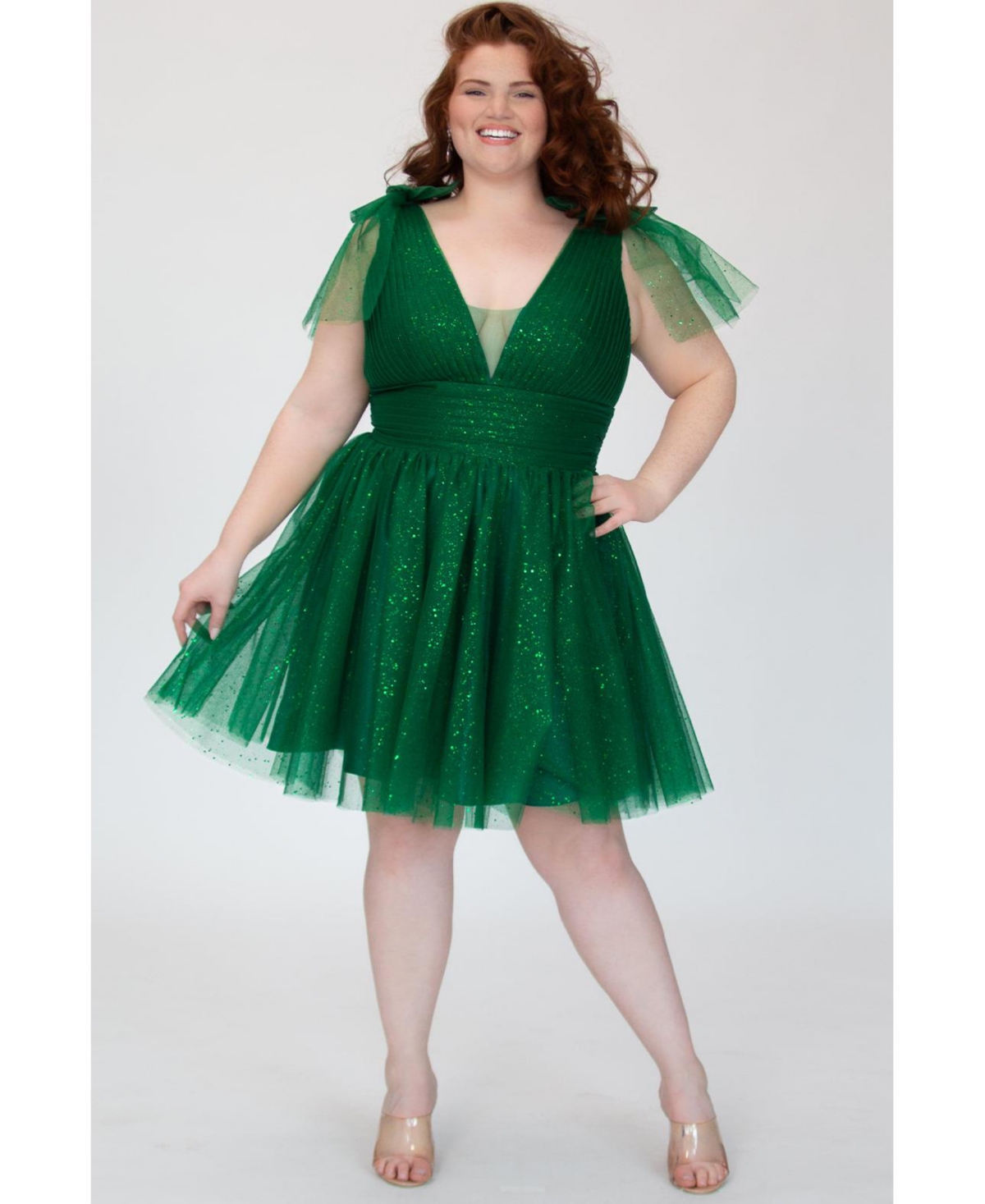Click here for Sydneys Closet Sparkle Tulle Navy Blue Cocktail Pa... prices