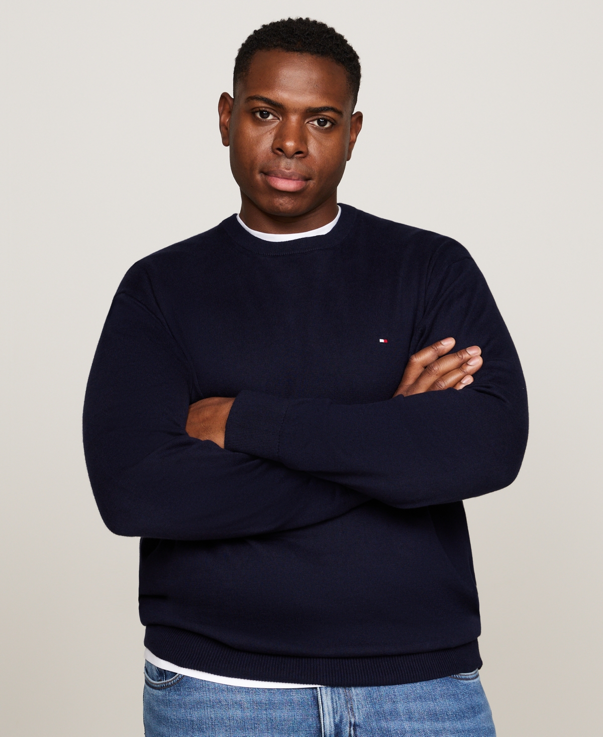 Click here for Tommy Hilfiger Mens Big and Tall Crewneck Sweater... prices