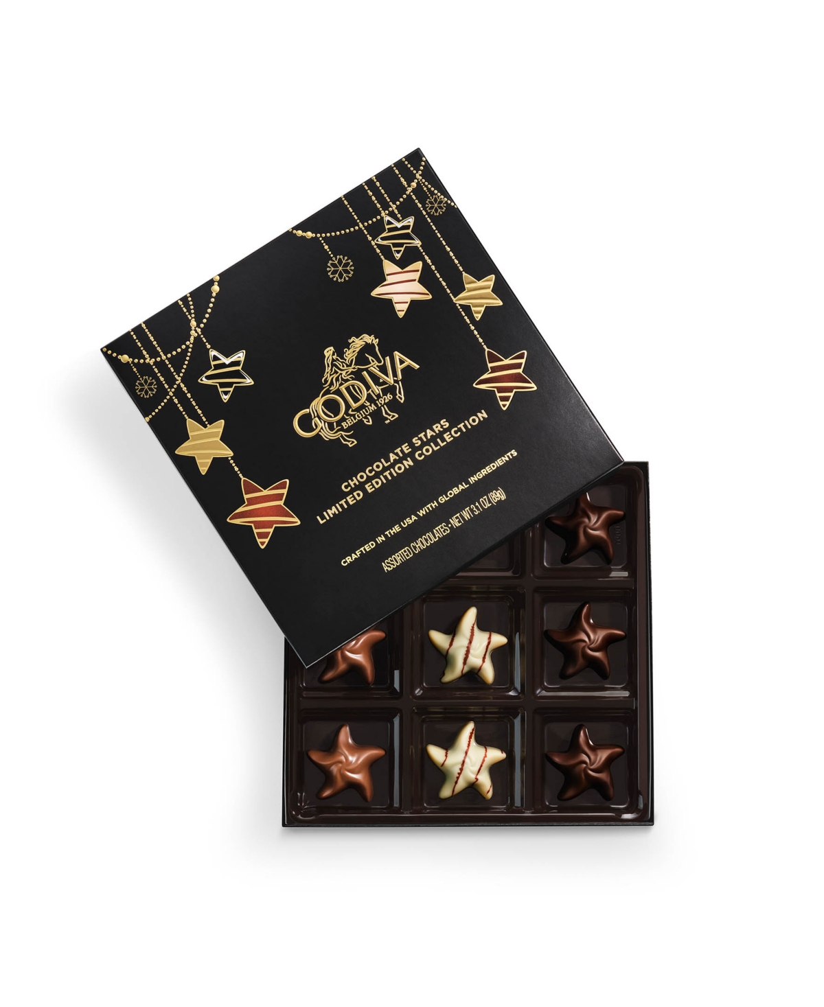 Click here for Godiva Holiday Stars Chocolate Gift Box  9 Pieces prices