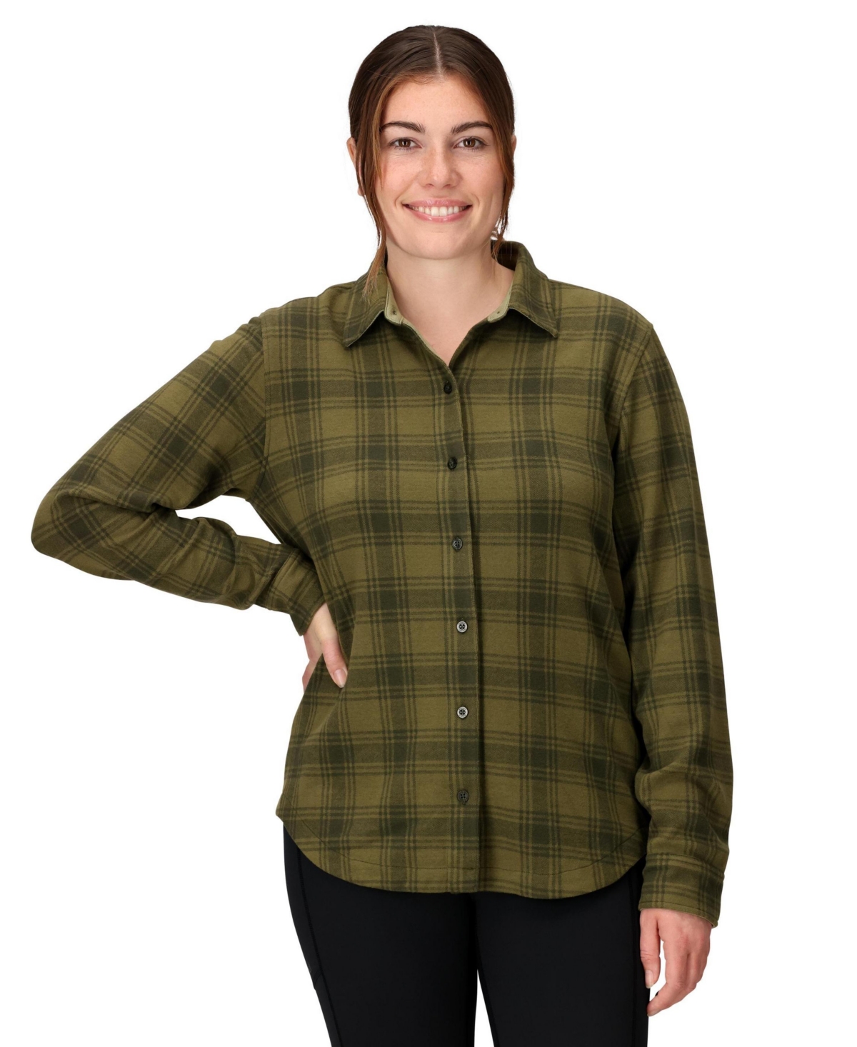Click here for Marmot Womens Alpine Haven Button Up Shirt - Olive... prices