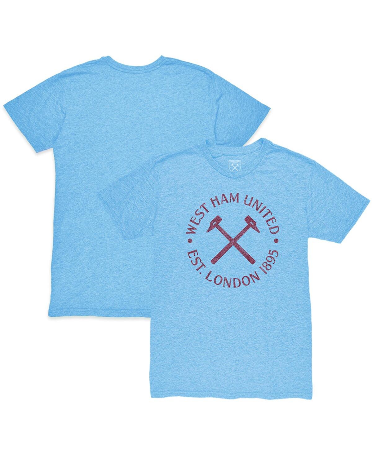 Click here for 1863FC Mens Light Blue West Ham United Mono Crest... prices