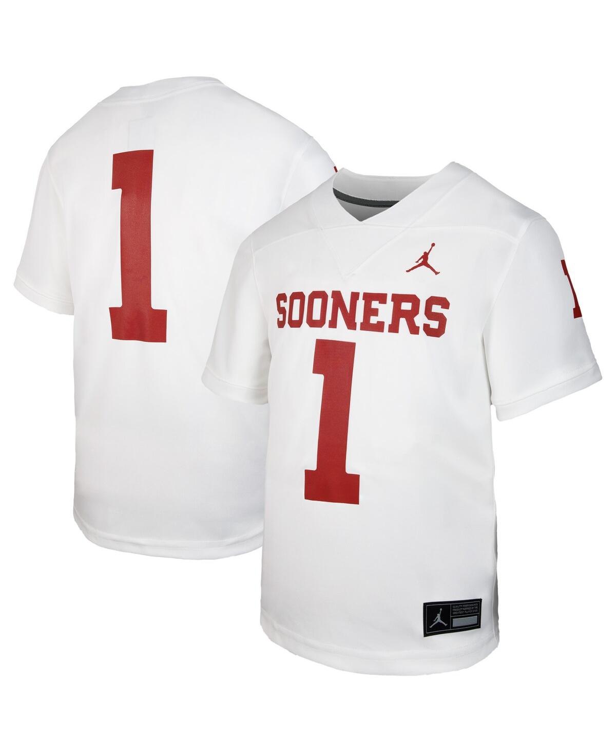 Click here for Jordan Big Boys and Girls White Oklahoma Sooners U... prices