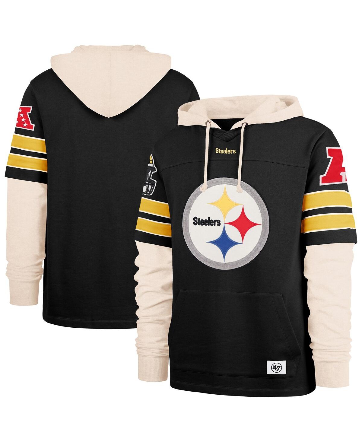Click here for 47 Brand Mens Black Pittsburgh Steelers Split Zone... prices