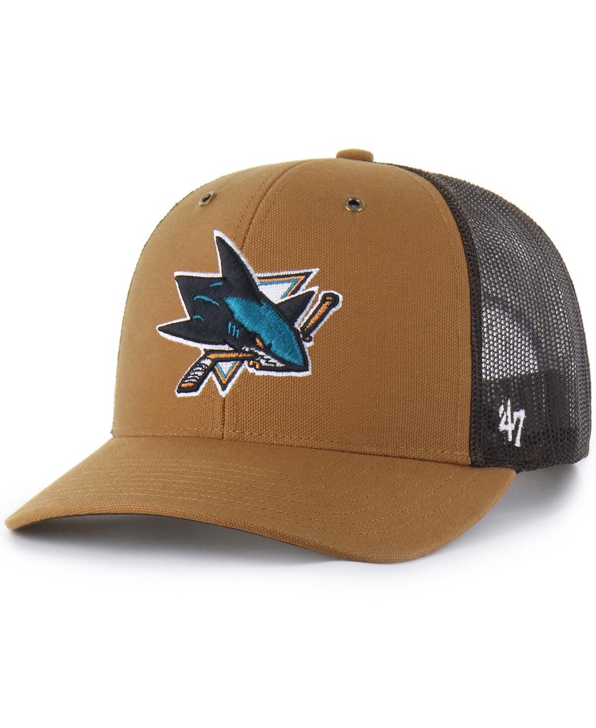 Click here for Carhartt x 47 Brand Mens Brown San Jose Sharks Tru... prices