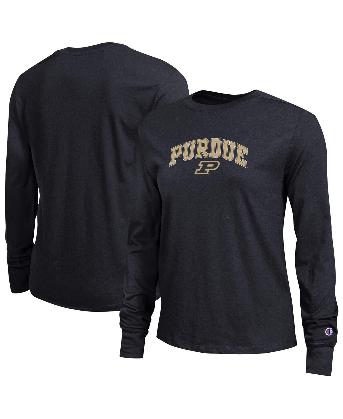 Click here for Champion Womens Black Purdue Boilermakers Arch Ove... prices