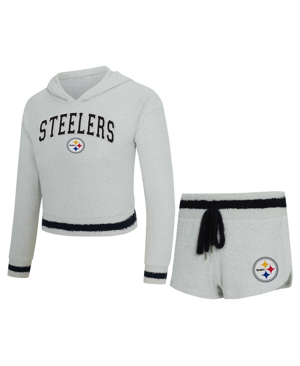Click here for Concepts Sport Womens 2-Piece Gray Pittsburgh Stee... prices