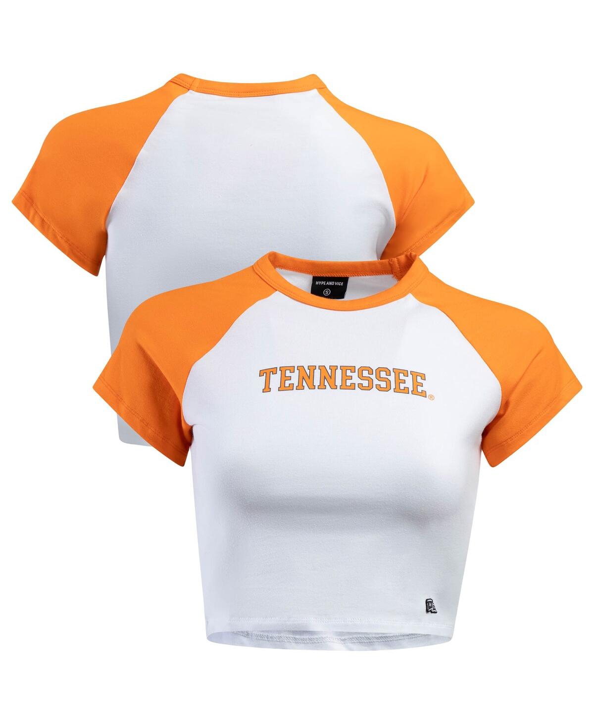 Click here for Hype and Vice Womens White/Tennessee Orange Tennes... prices