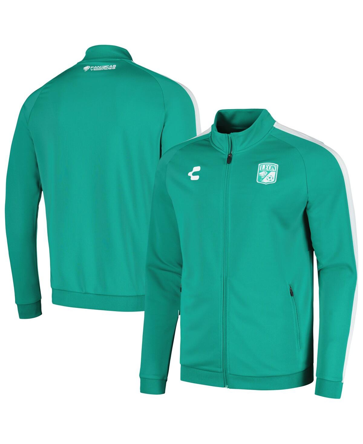 Click here for Charly Mens Green Club Leon Light Full-Zip Raglan... prices