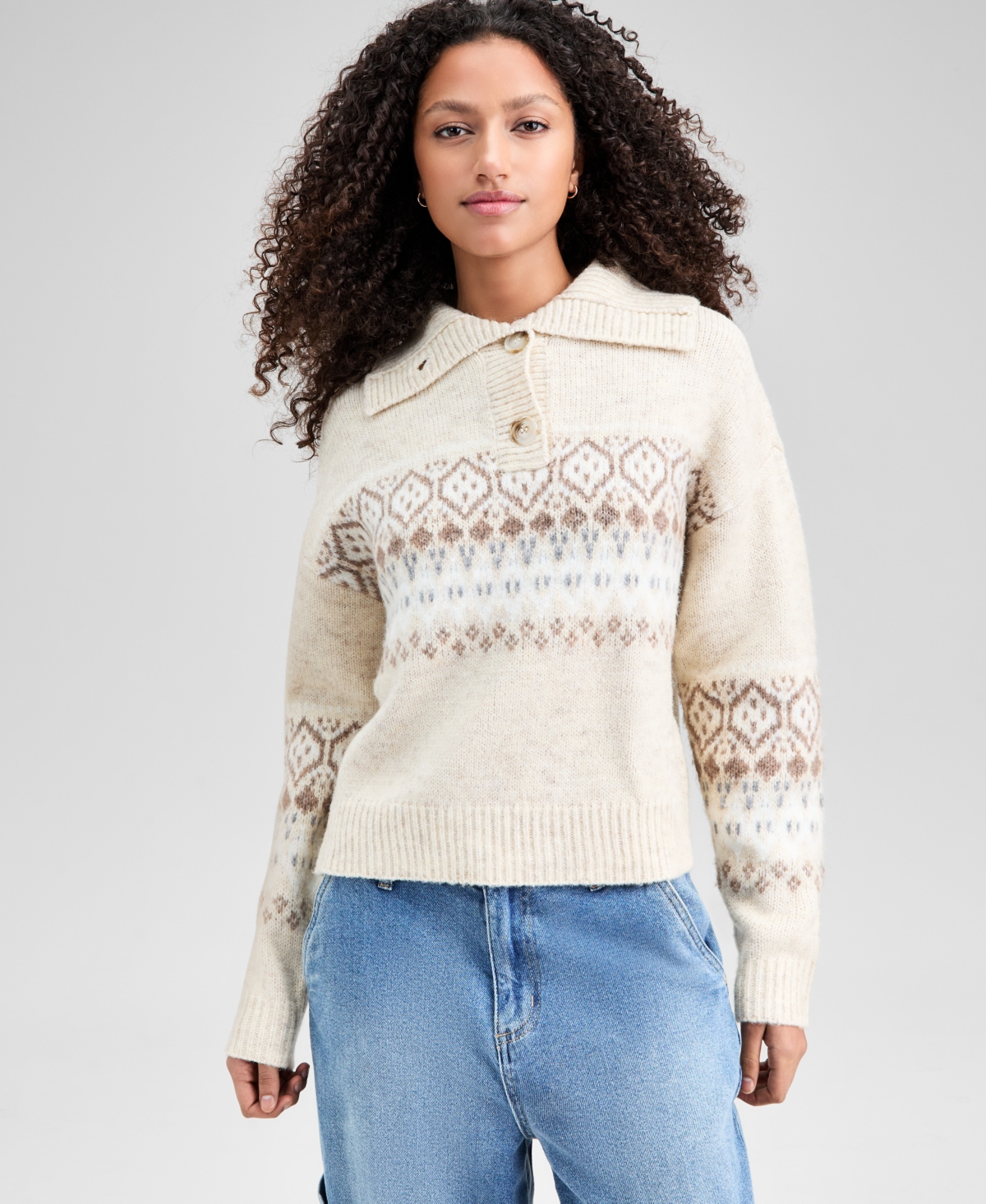 Click here for And Now This Womens Fair Isle Pullover Sweater  Ma... prices