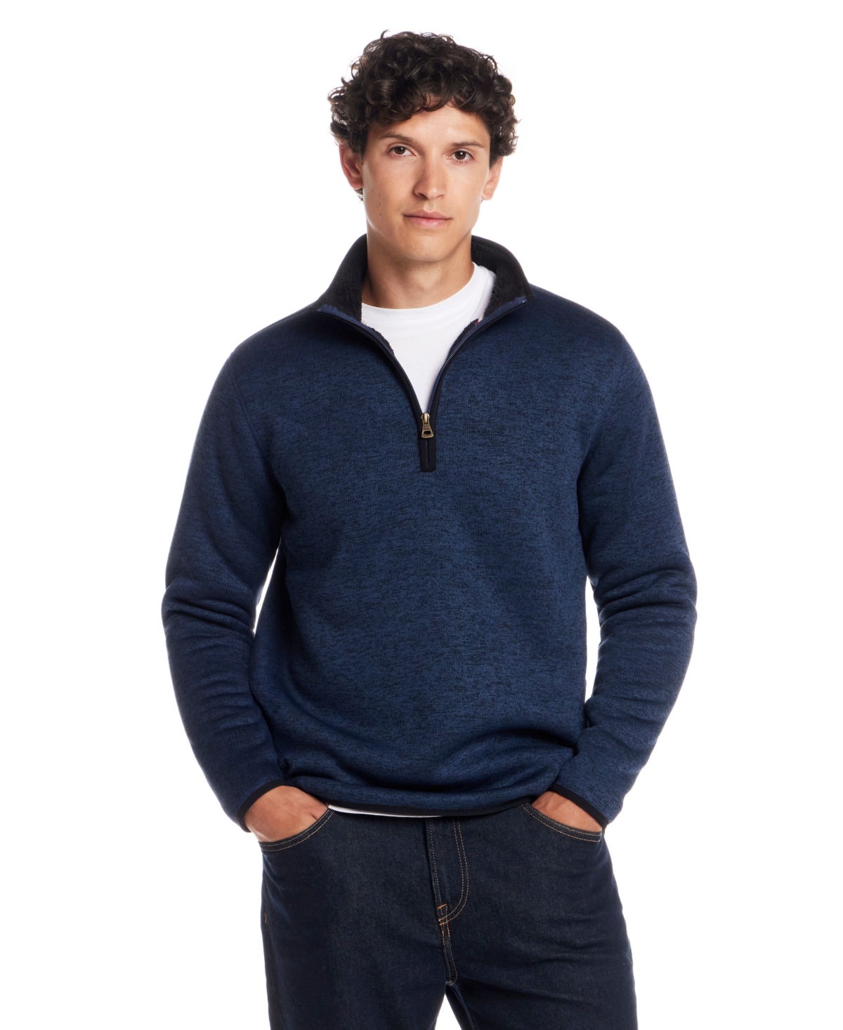 Click here for Weatherproof Vintage Mens Fleece Quarter Zip Sweat... prices