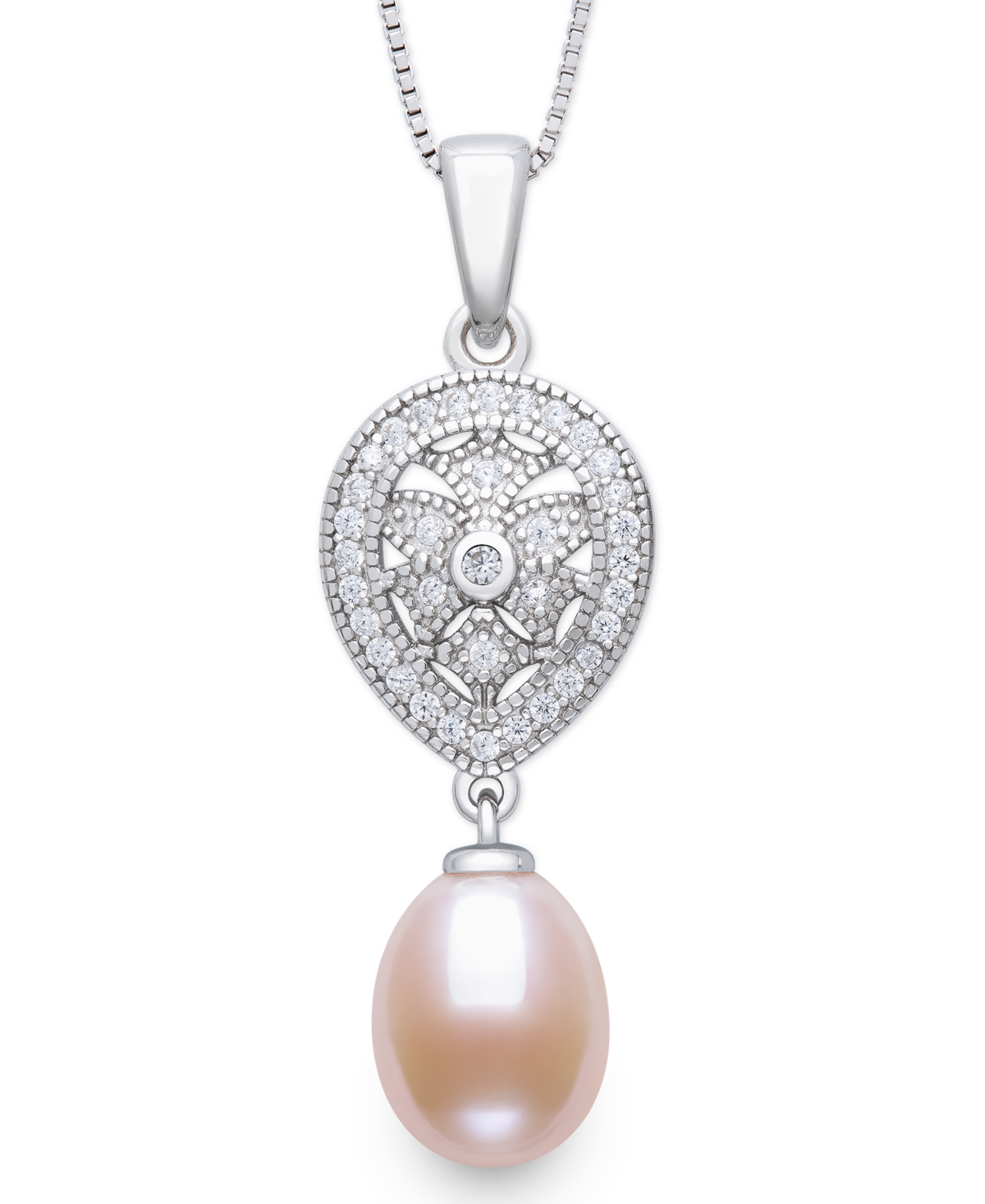 Click here for Belle de Mer Cultured Freshwater Blush Pink Drop P... prices
