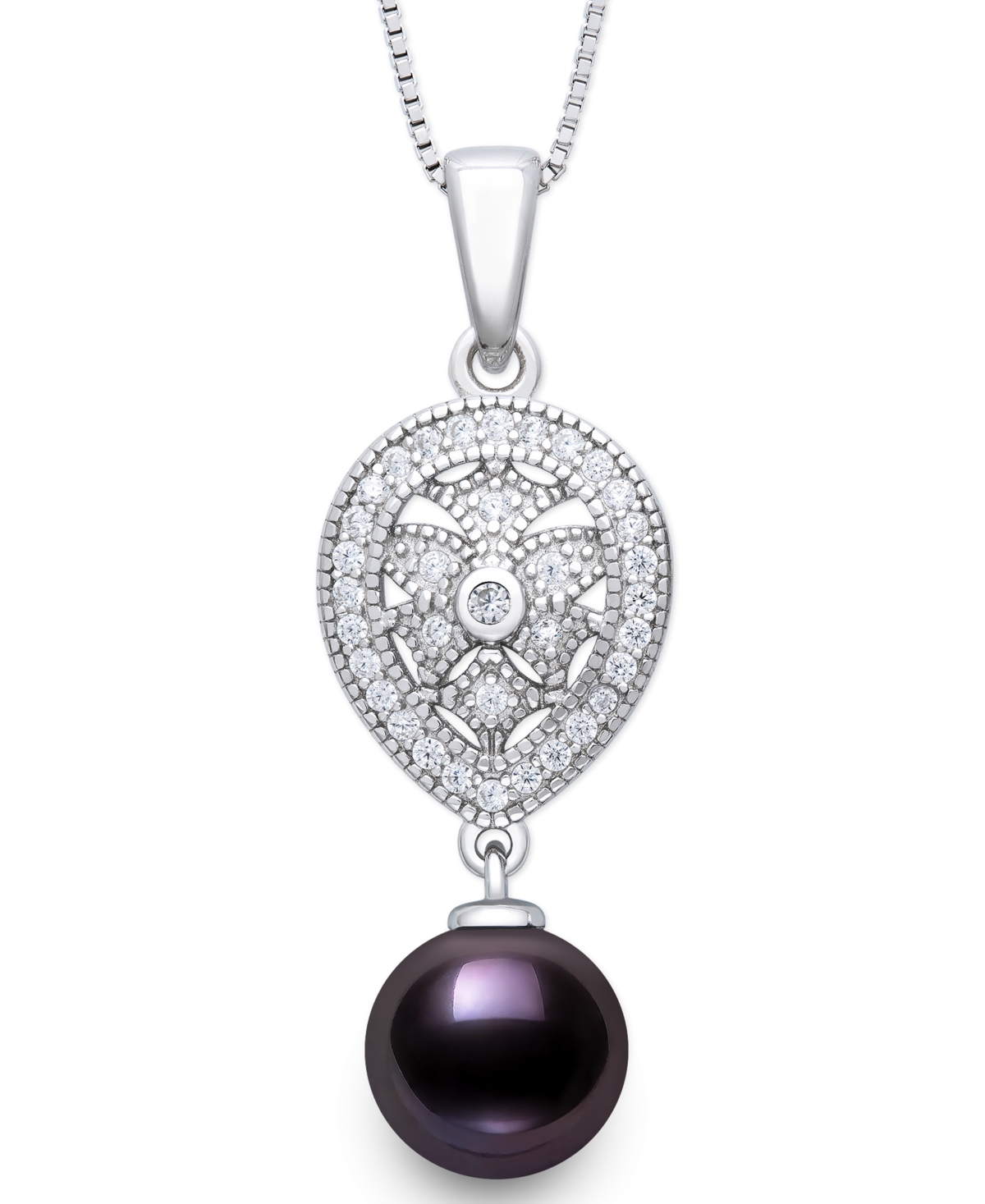 Click here for Belle de Mer Freshwater Peacock Black Pearl (8-9mm... prices