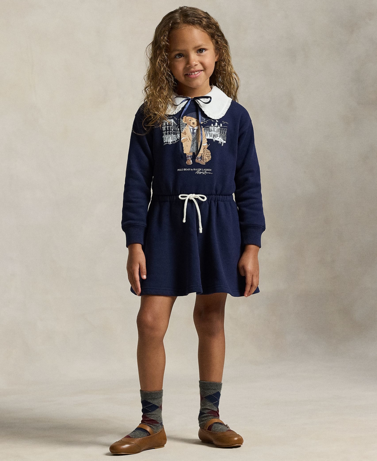 Click here for Polo Ralph Lauren Girls 2T-6X Polo Bear Fleece Swe... prices