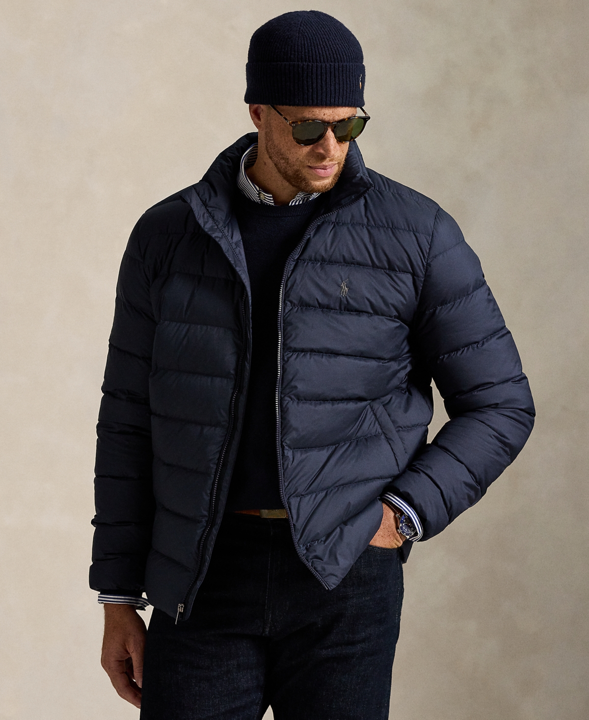 Click here for Polo Ralph Lauren Mens Big & Tall Packable Mock Ne... prices