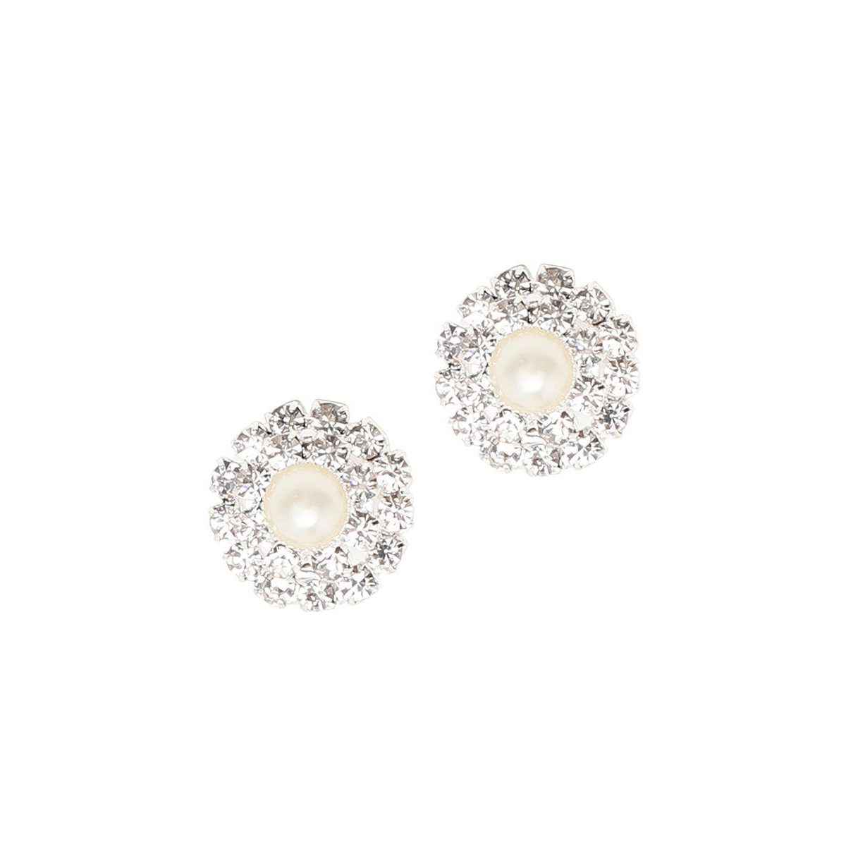 Click here for Sohi Womens Embellished Stud Earrings - Silver prices