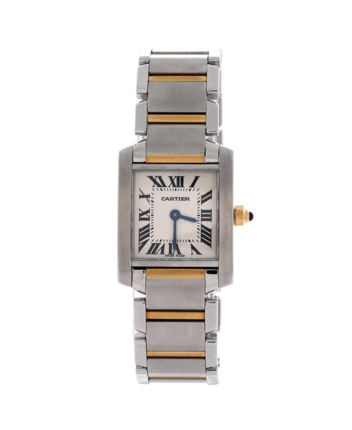 Click here for Pre-Owned Cartier Tank Francaise Quartz Watch in S... prices