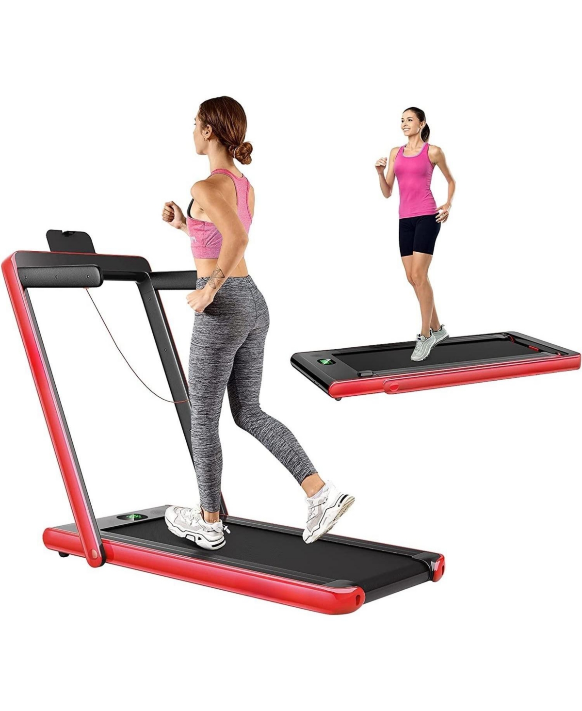 Click here for Hongge 2.25HP 2 in 1 Folding Treadmill with App Sp... prices