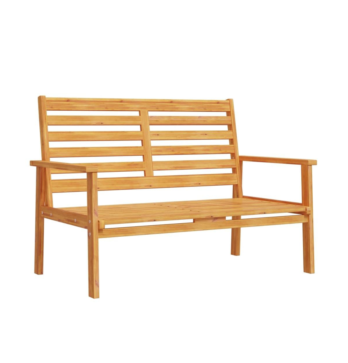 Click here for Garden Sofa Bench Natural Wood Solid Acacia Wood M... prices