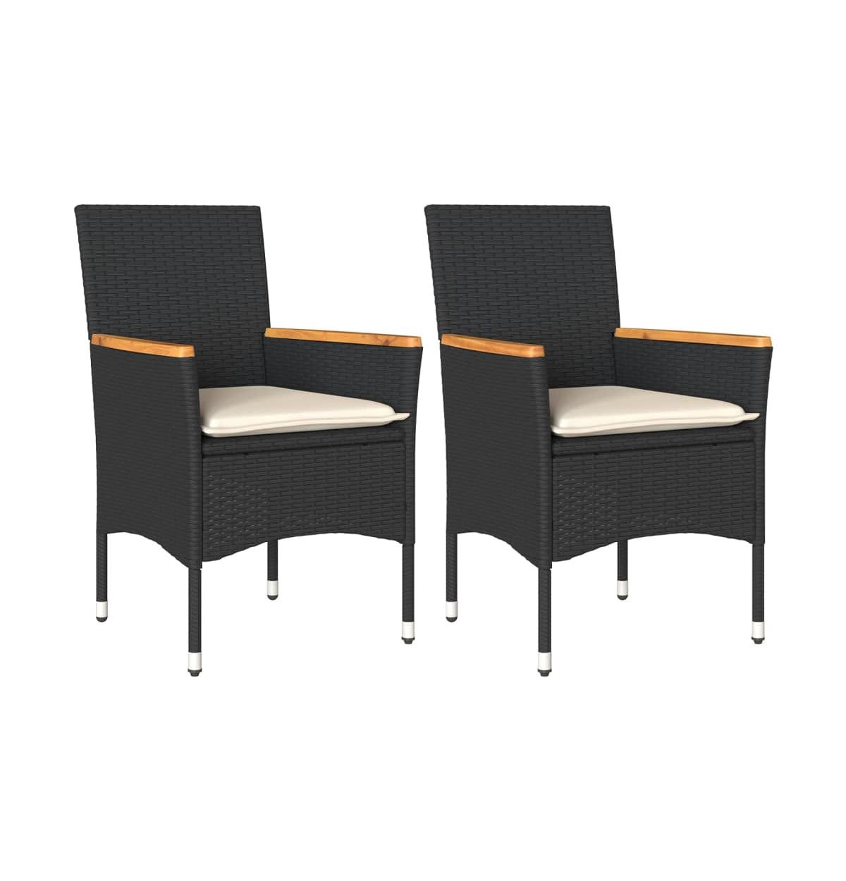 Click here for Garden Chair Black  Cream White prices