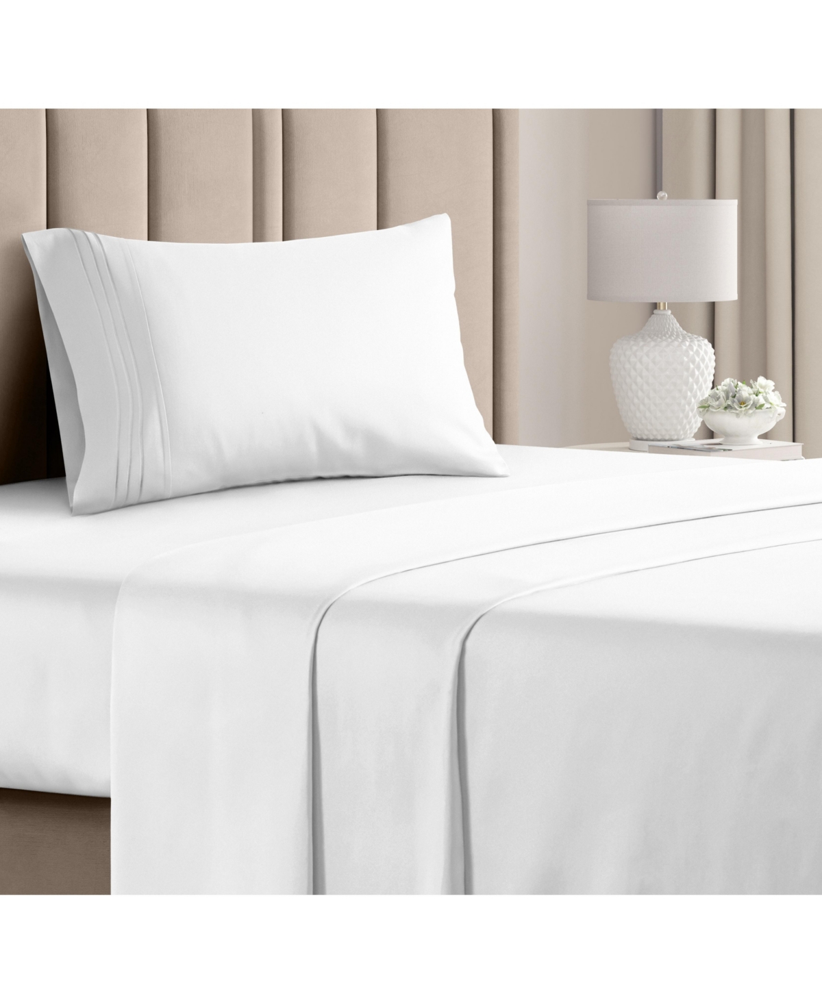 Click here for 3 Piece Microfiber Sheet Set - Twin Extra Long - W... prices