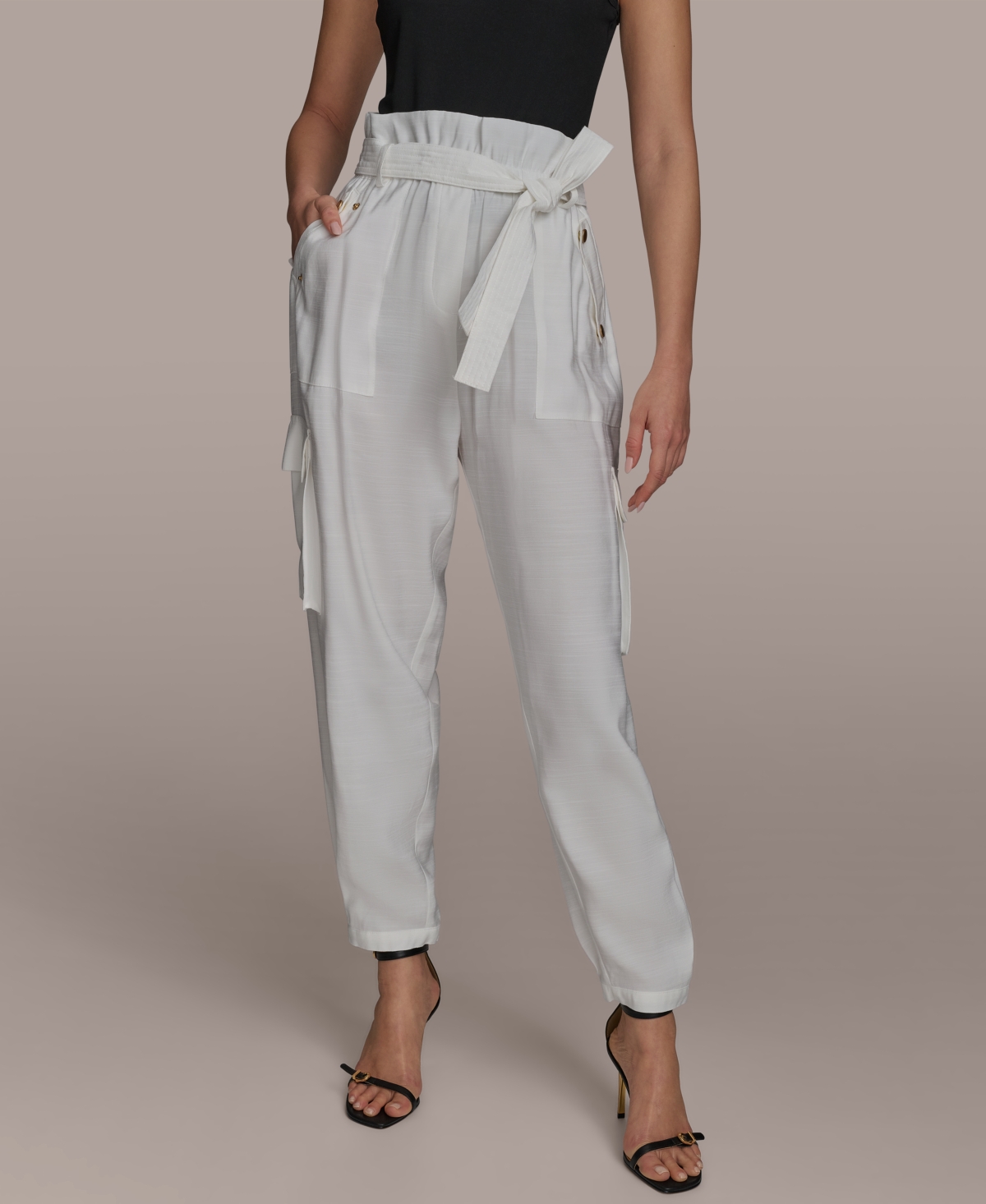 Click here for Donna Karan New York Womens Belted Cargo Pants - C... prices