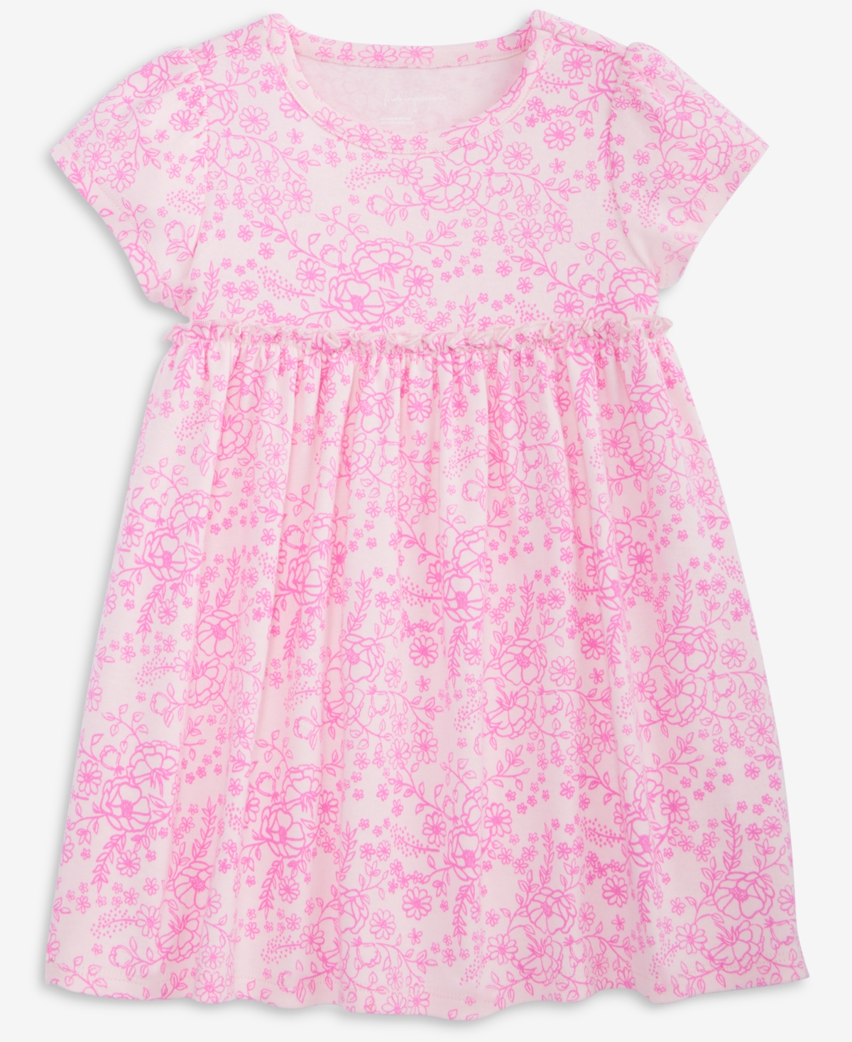 Click here for First Impressions Baby Girls Linear Flowers Printe... prices