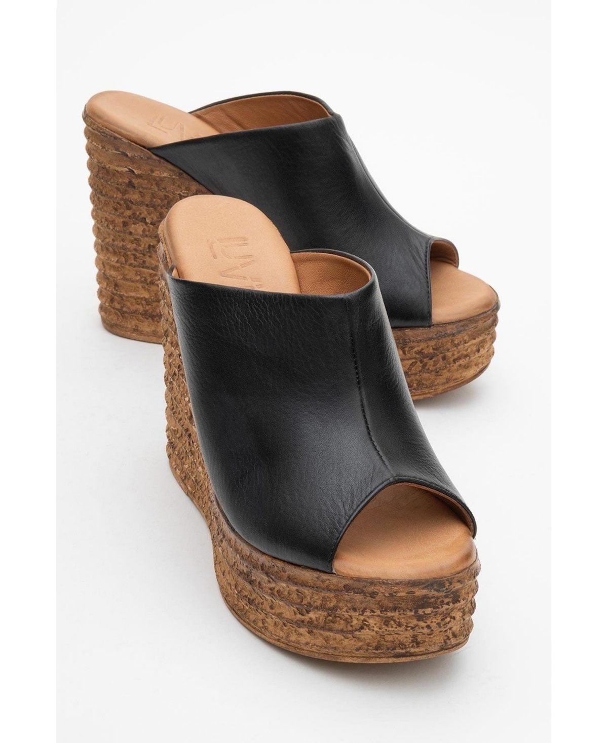 Click here for Forever & Always Shoes Nelly Leather Platform Sand... prices