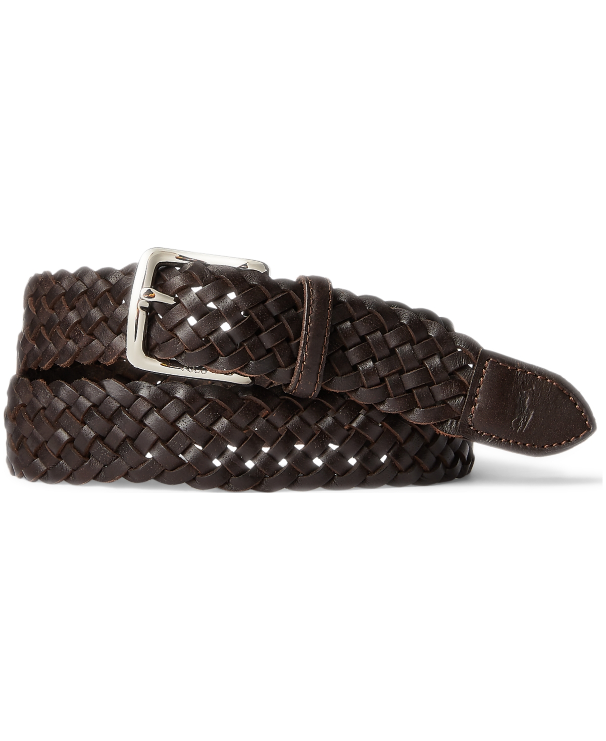 Click here for Polo Ralph Lauren Mens Braided Vachetta Leather Be... prices