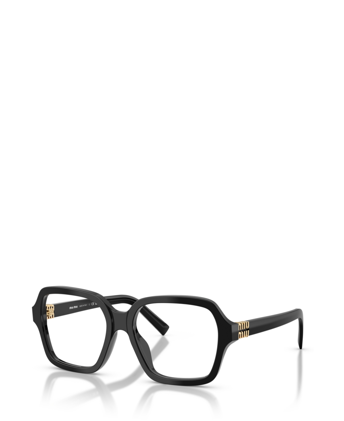 Click here for Miu Miu Womens Square Eyeglasses  Mu 03YV - Black prices