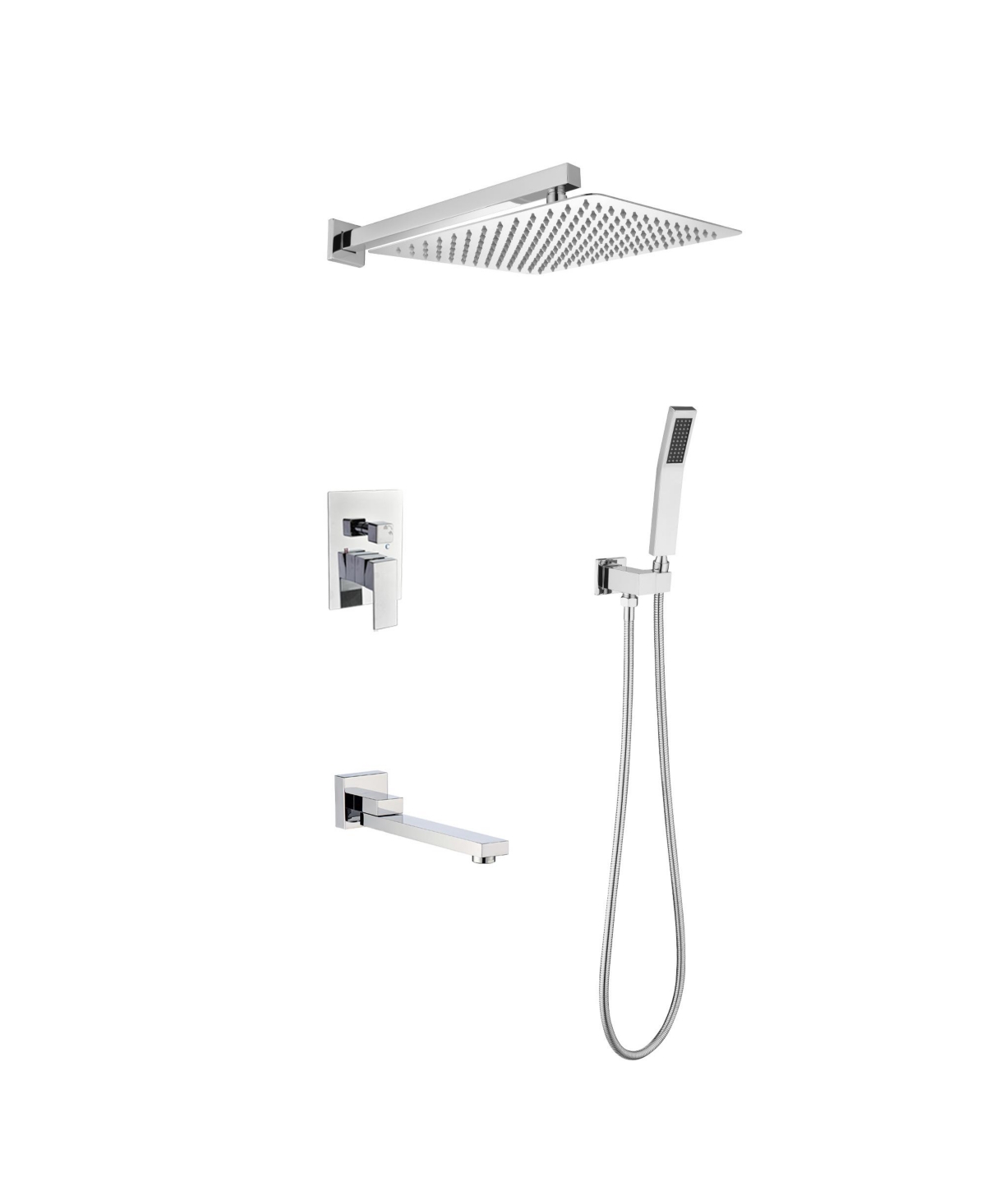 Click here for Rainsken Wall mounted shower system combo with han... prices