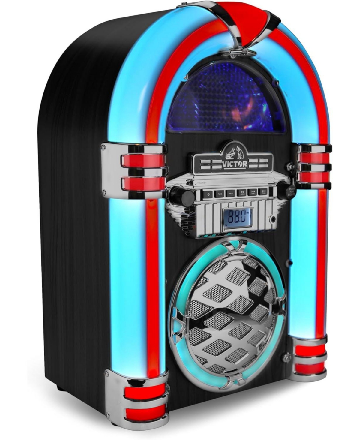 Click here for Victor Wilshire Desktop Bluetooth Led Jukebox Spea... prices