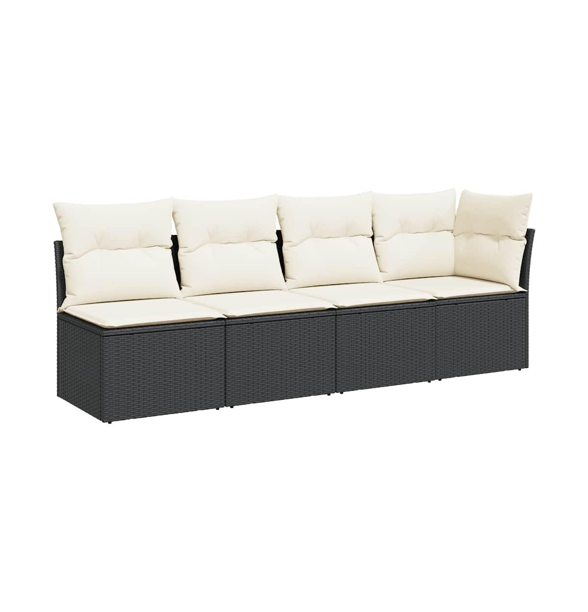 Click here for Garden Sofa Black  Cream White prices