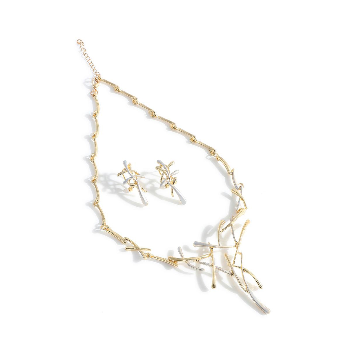 Click here for Sohi Gold-Plated Stones Jewellery Set - Gold prices