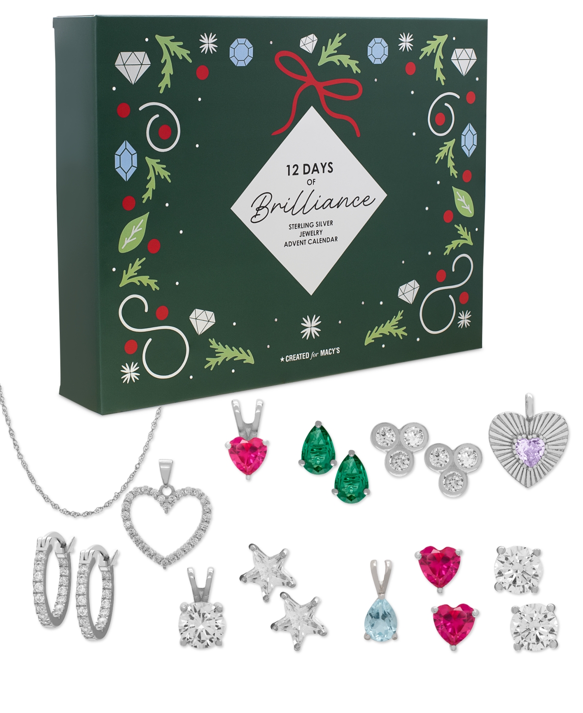 Click here for Macys 12-Pc. Advent Calendar Multi-Stone Jewelry S... prices