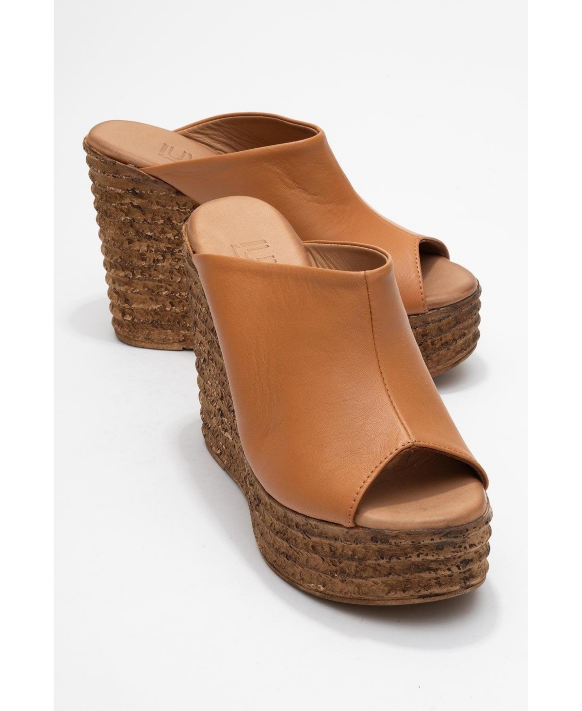 Click here for Forever & Always Shoes Nelly Leather Platform Sand... prices