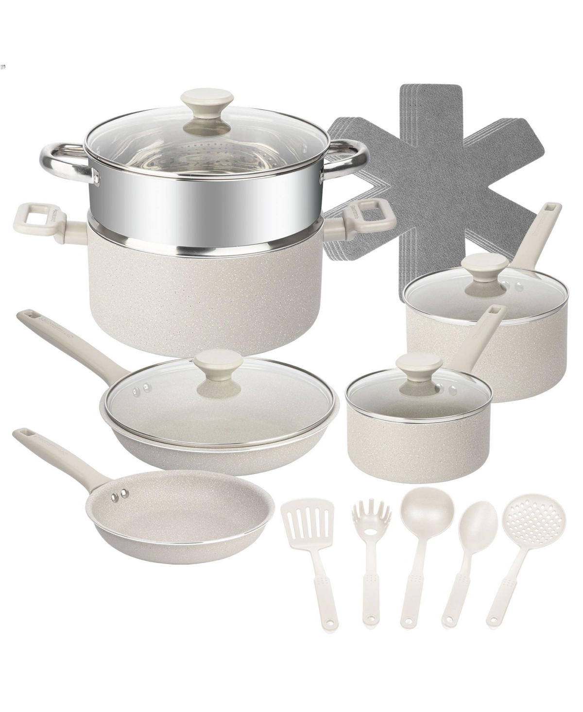 Click here for Desert Collection 15-Piece Nonstick Cookware Set -... prices