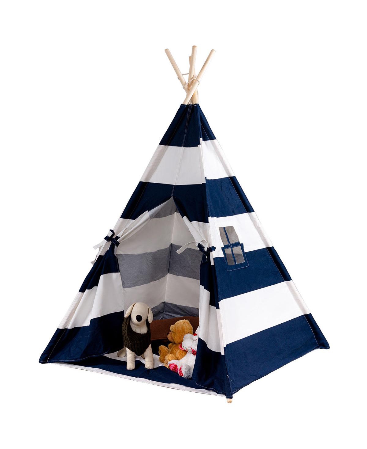 Click here for Mecale Indian Play Tent 5 Cotton Canvas Children P... prices