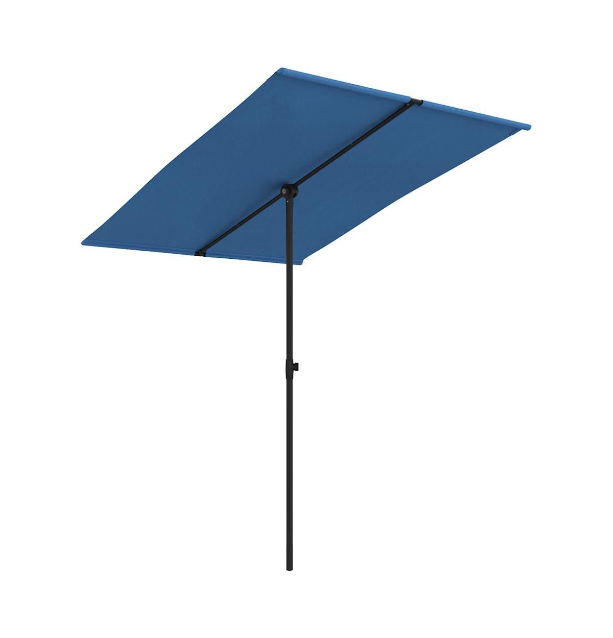 Click here for vidaXL Garden Parasol Azure Blue Aluminium  Polyes... prices