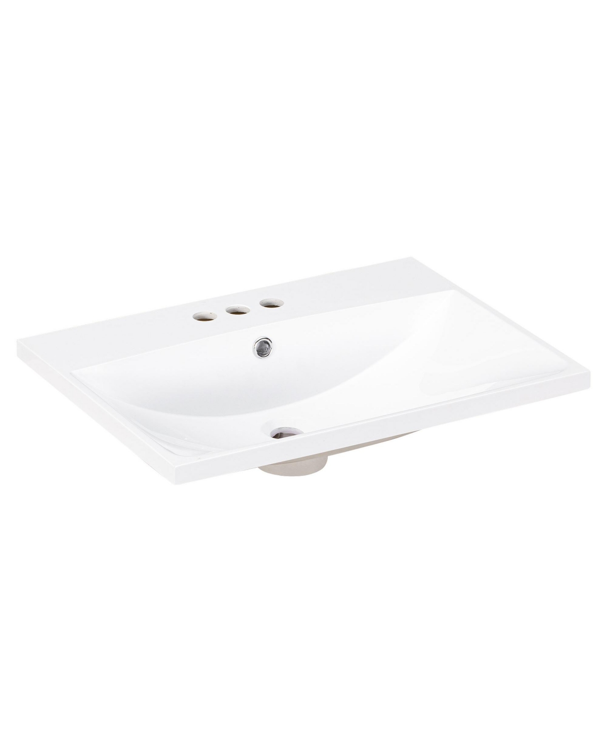 Click here for Lovmor Bathroom Vanity Top Only White Basin Faucet... prices