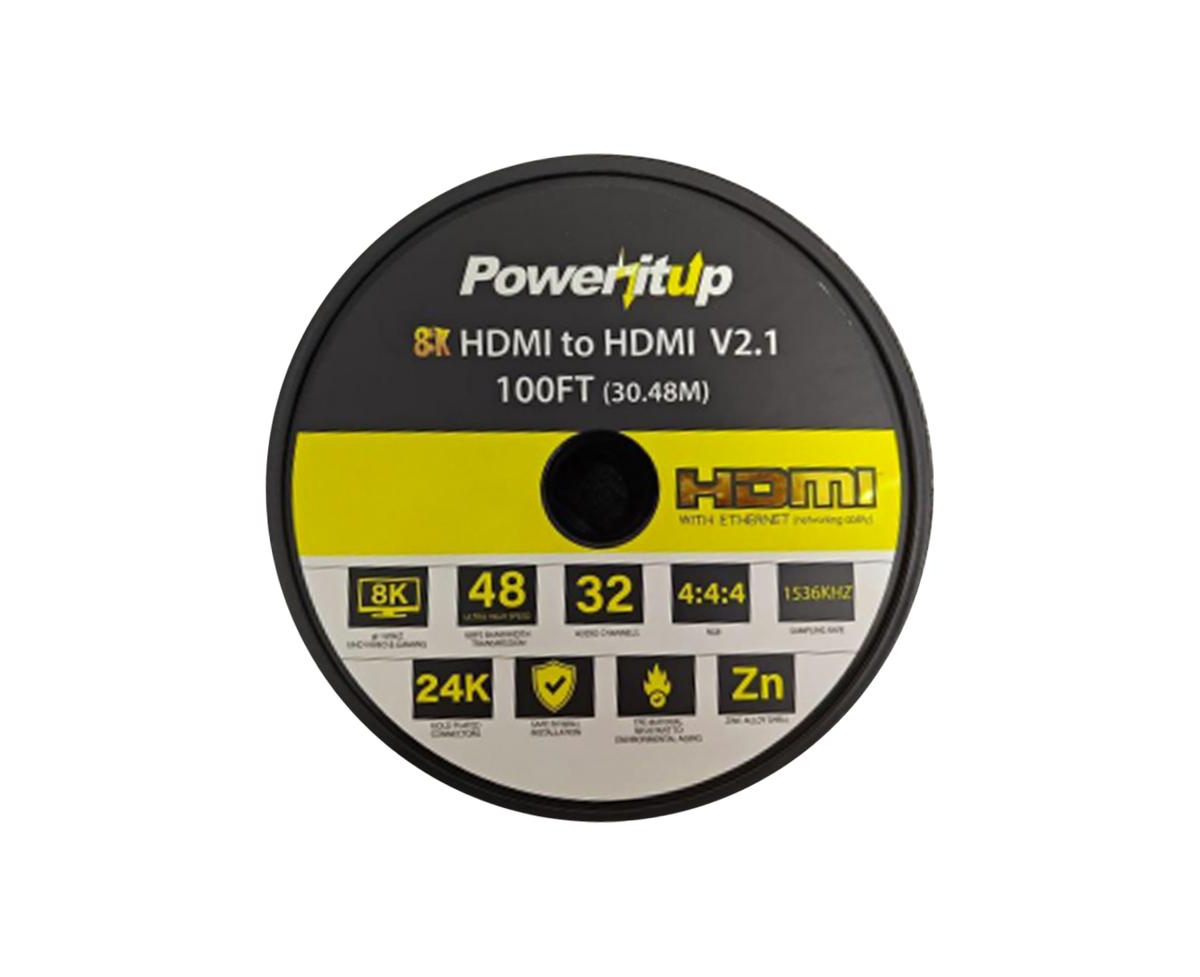 Click here for Power It Up 100 ft. 8K Hdmi 2.1 Ultra High Speed A... prices