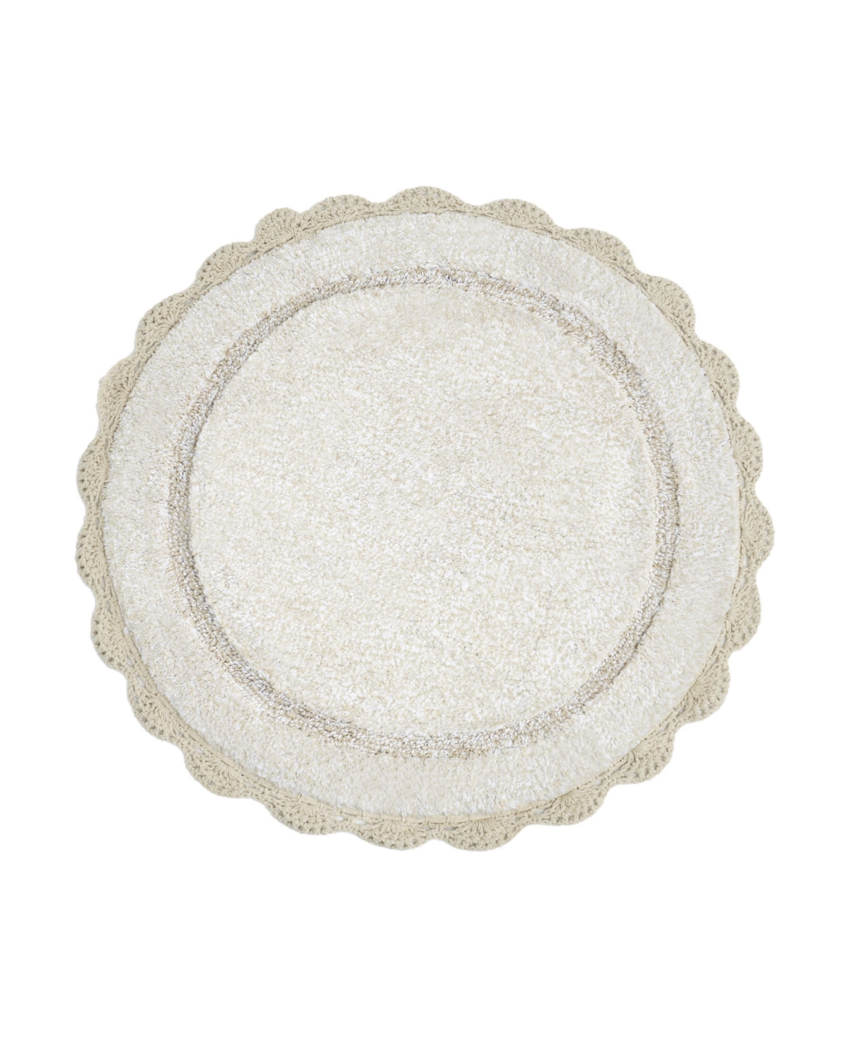 Click here for Laura Ashley Crochet Cotton Bath Rug  26 Round - S... prices