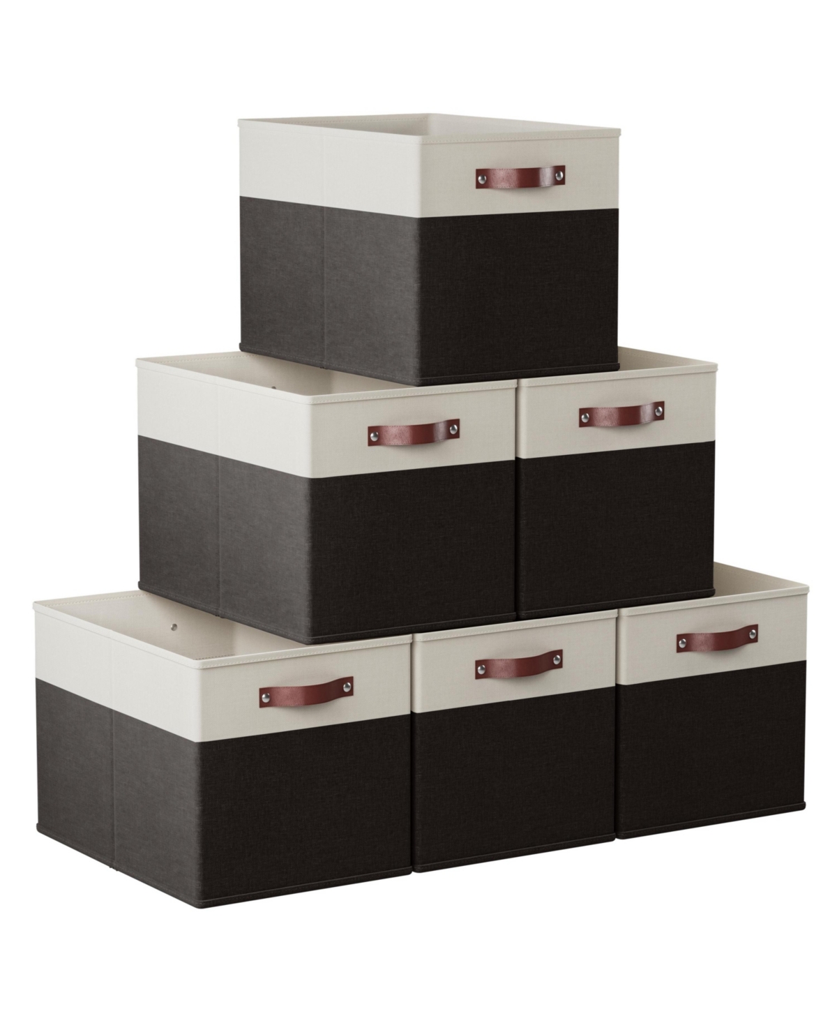 Click here for Ornavo Home 6 Pack Linen Fabric Kallax Storage Cub... prices