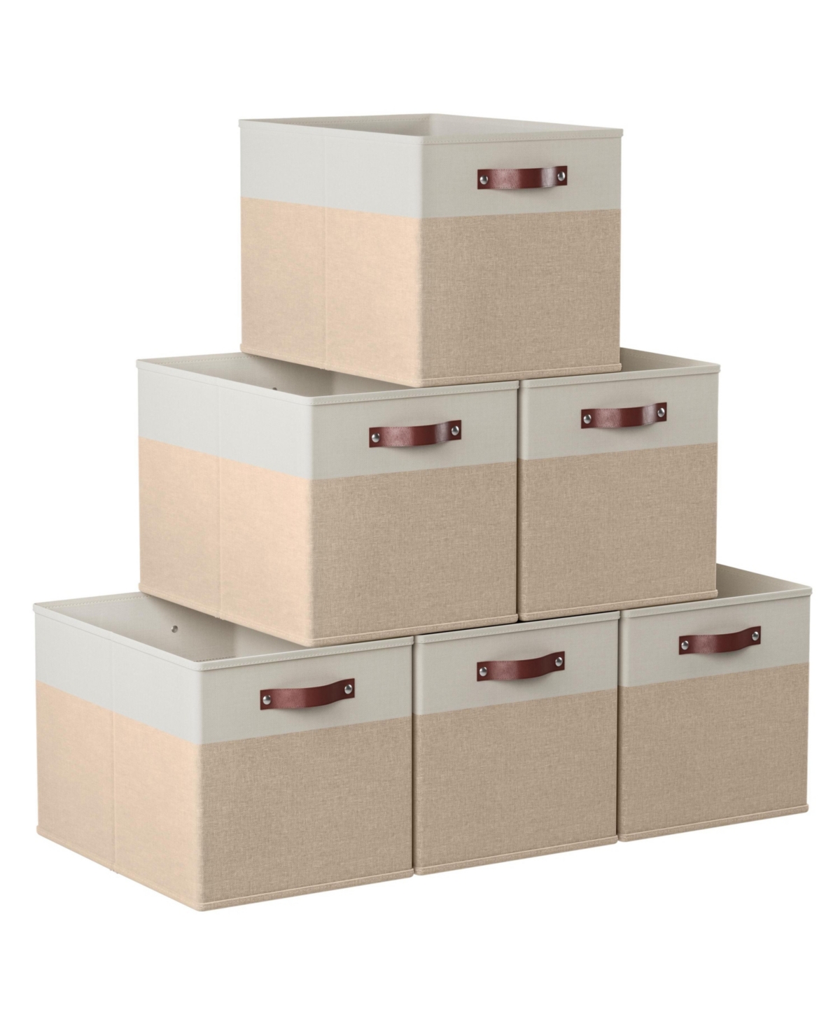 Click here for Ornavo Home 6 Pack Linen Fabric Kallax Storage Cub... prices